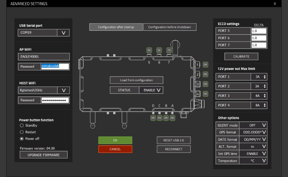 First use: use ECCO2 with EAGLE Manager - PrimaLuceLab