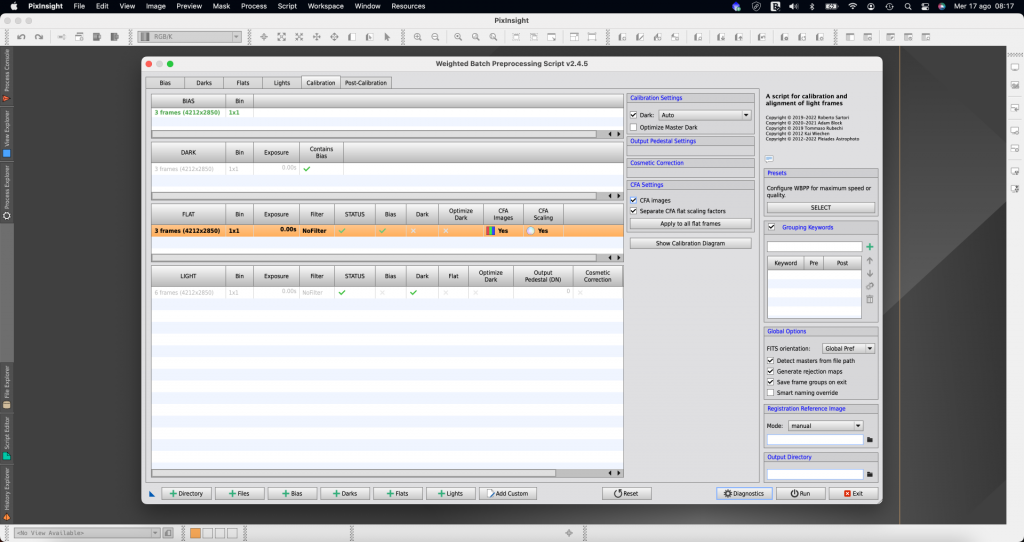 Use Pixinsight Weighted Batch Preprocessing To Calibrate Deep Sky