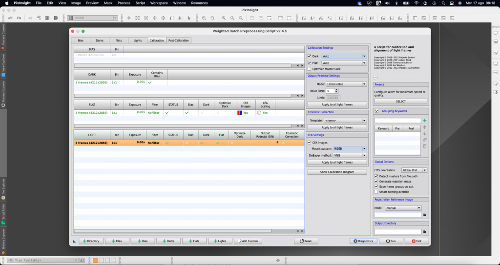 Use Pixinsight Weighted Batch Preprocessing To Calibrate Deep Sky