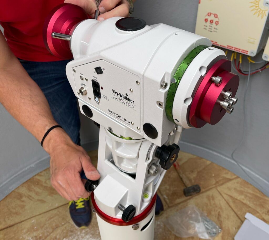 COMPACT Observatory Station installed in Gharb, island of Gozo, Malta ...