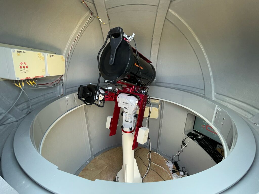 COMPACT Observatory Station installed in Gharb, island of Gozo, Malta ...