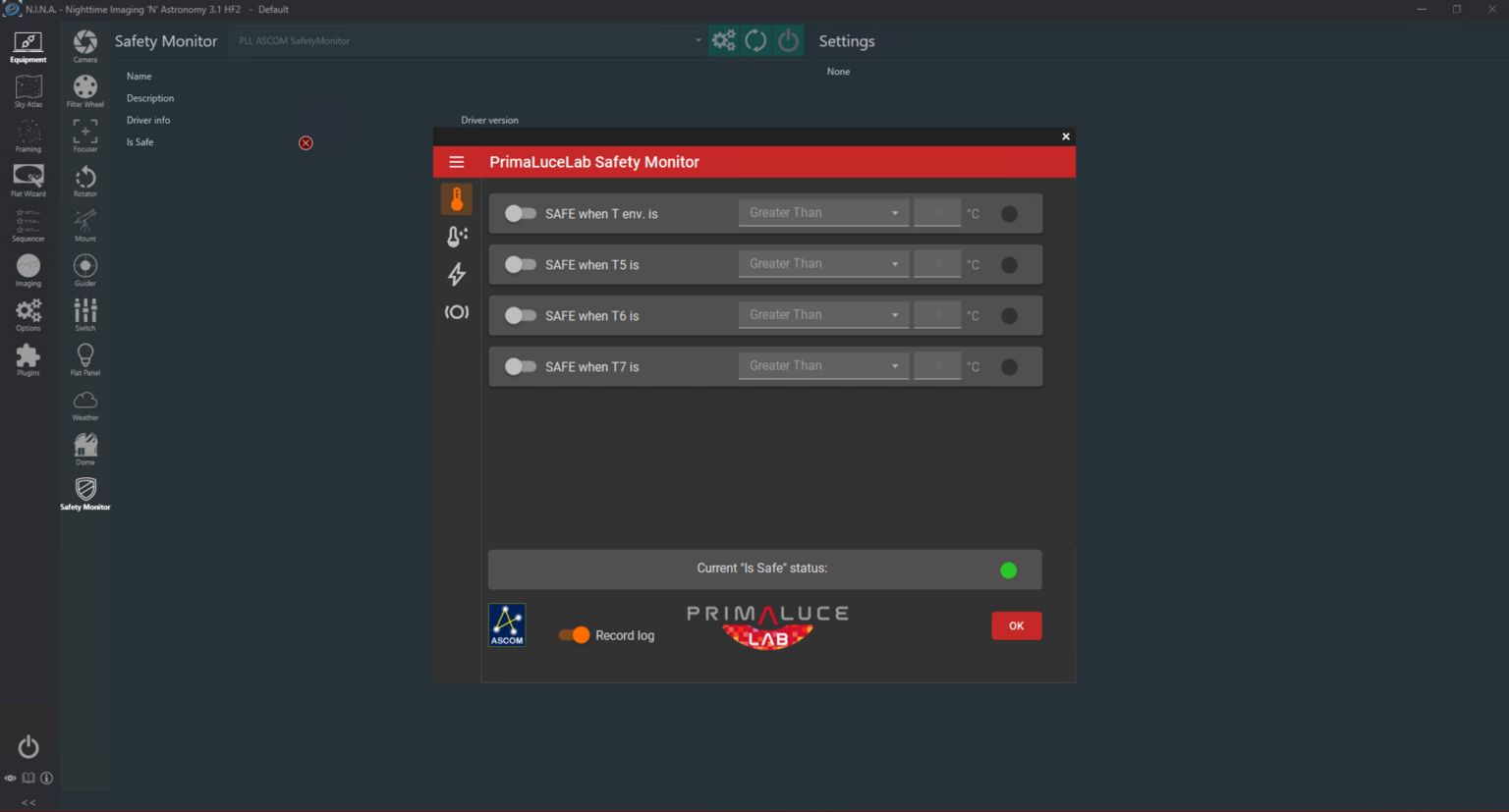 Enhancing Telescope Safety With The Pll Ascom Safetymonitor Driver