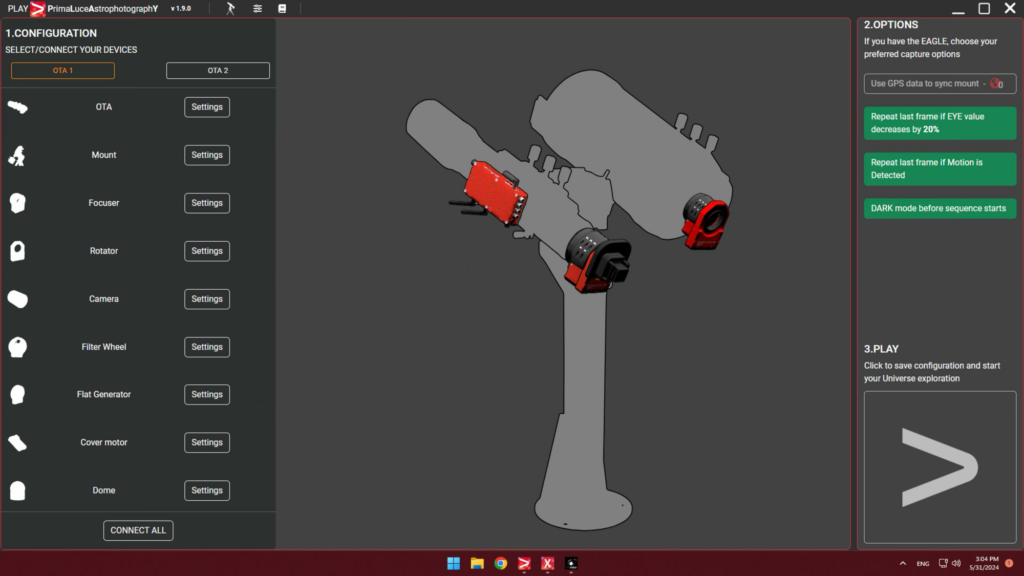 How to remotely power and control the observatory telescope with EAGLE ...