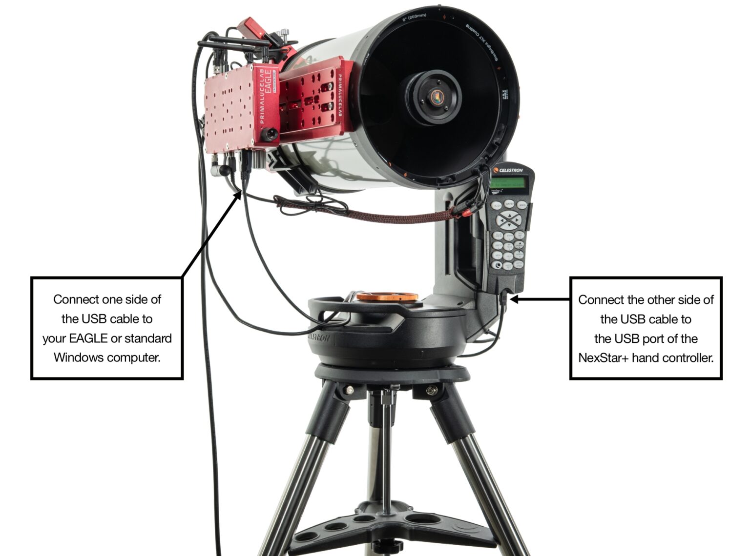 How to remotely control your Celestron equatorial or alt-azi mount with ...